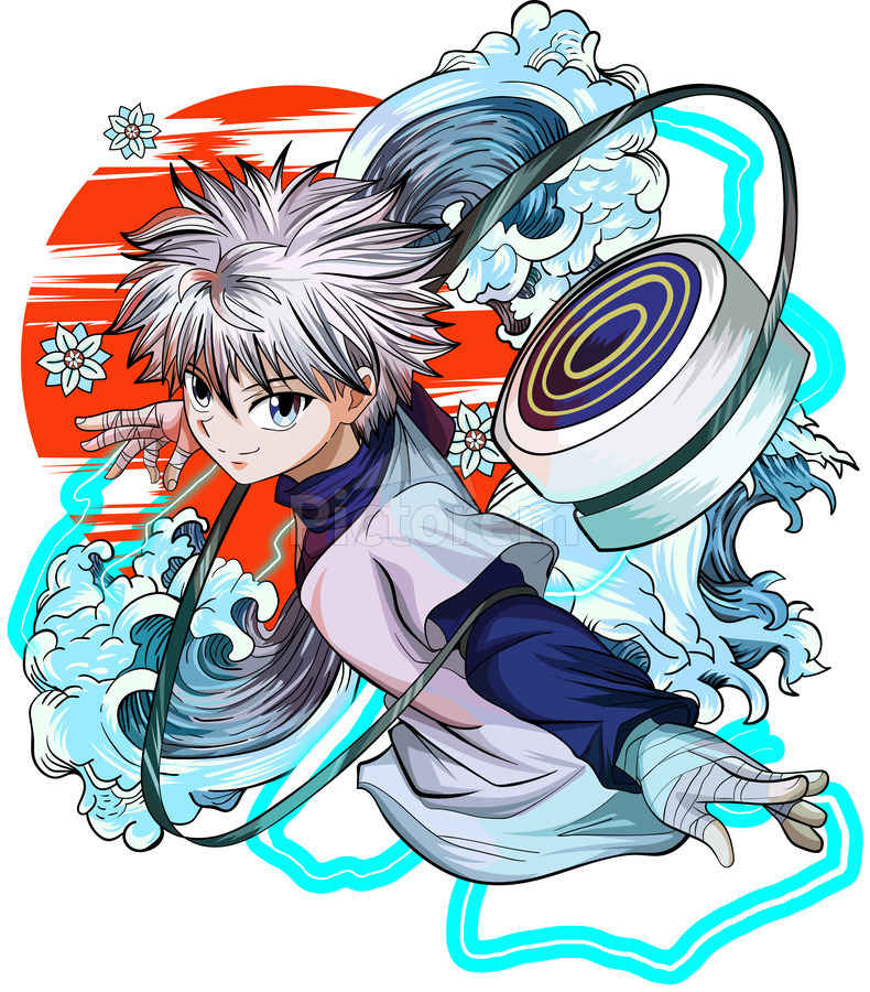 Killua Zoldyck by Piand Graphics Wall Art