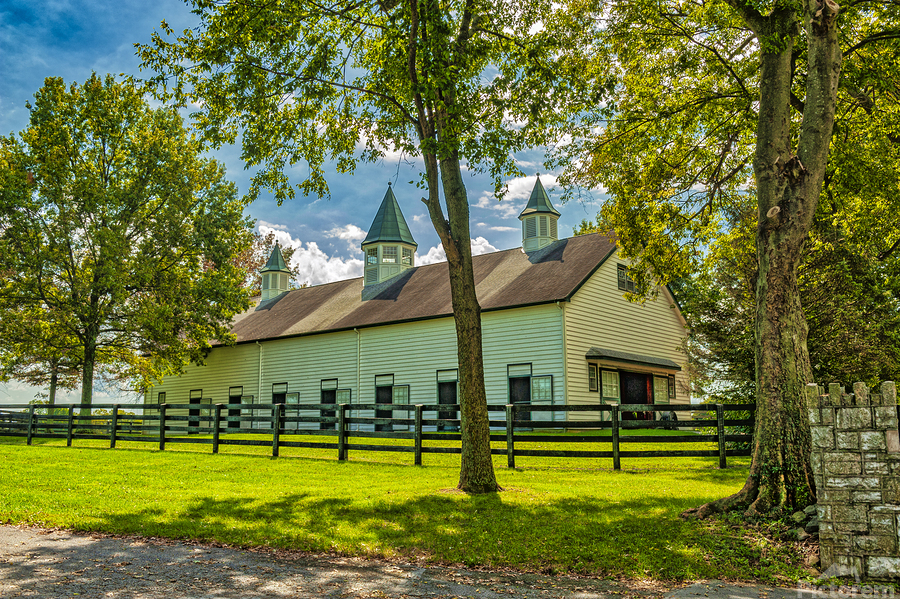 Horse Barn by Barry Fowler Wall Art