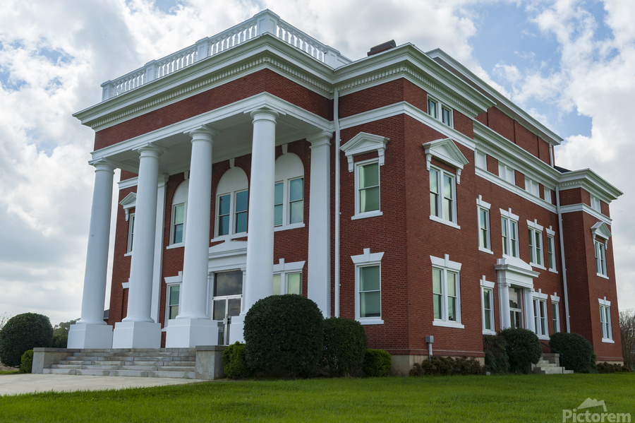 Murray County Courthouse by Barry Fowler Wall Art