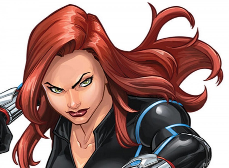 BLACK WIDOW MARVEL CHARACTERS by Mutlu Topuz Wall Art