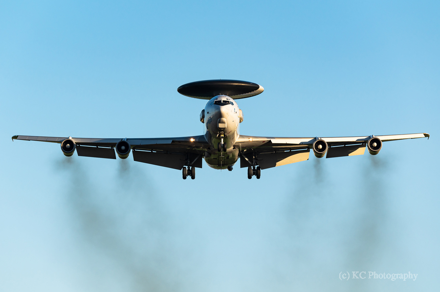 Boeing E-3 Sentry AWACS by KC Photography Wall Art