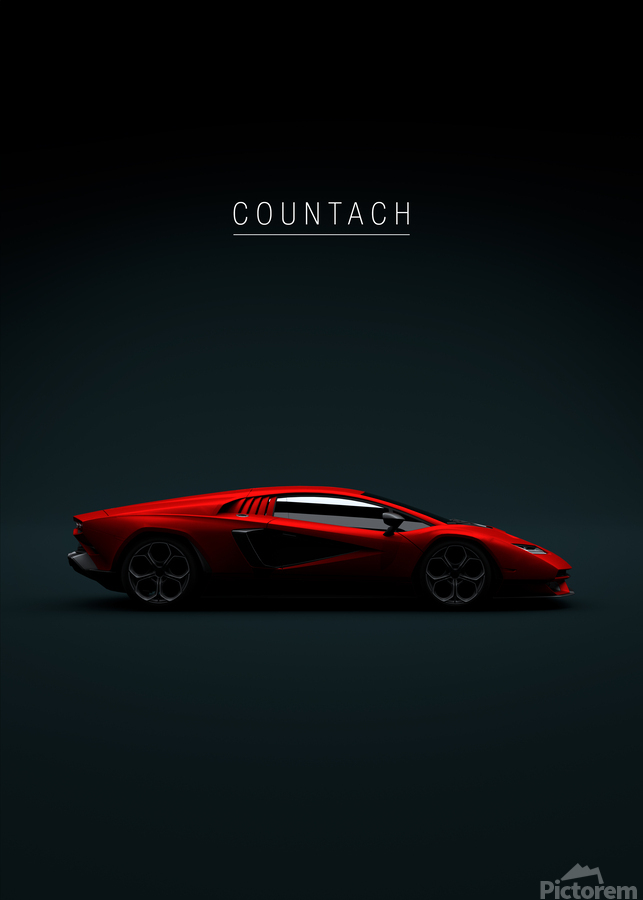 lamborghini countach red wallpaper
