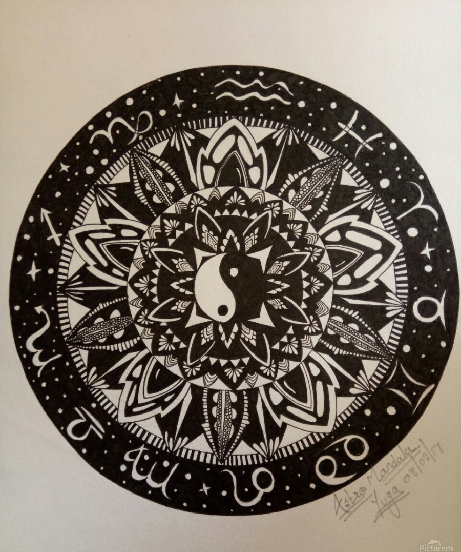 Astro Mandala by Yuga Wall Art