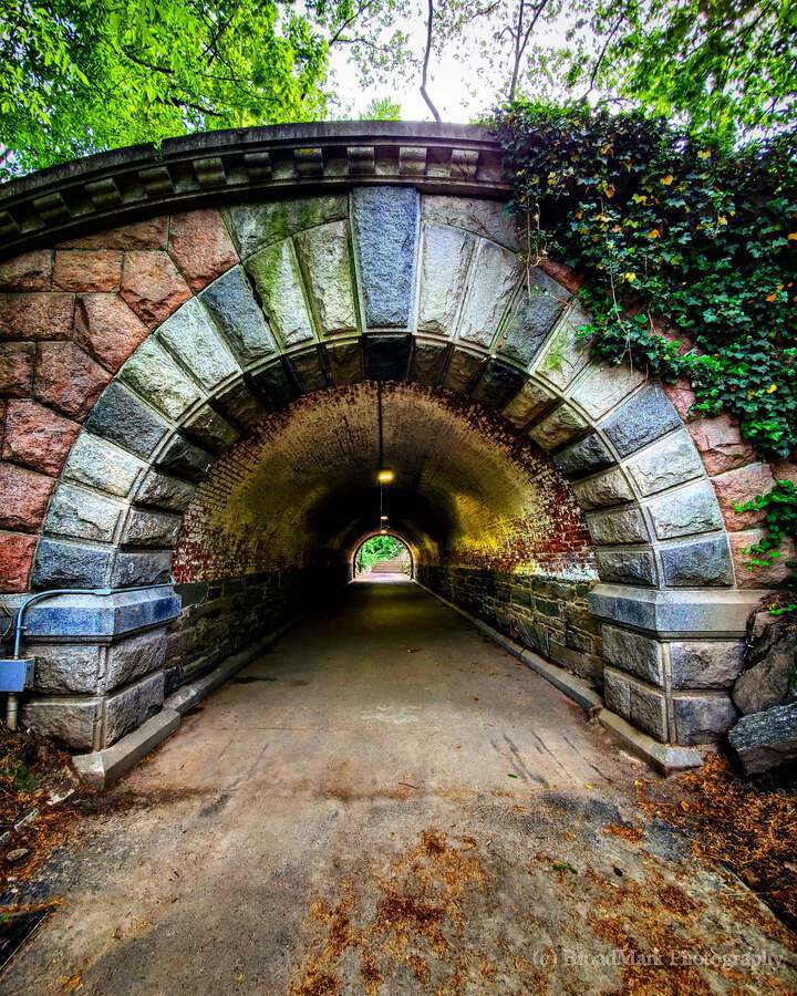 NYC Central Park Tunnel Walkway by BroadMark Photography Wall Art