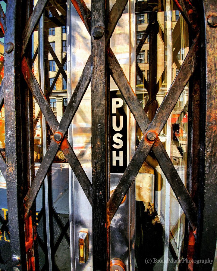 NYC Store Gates by BroadMark Photography Wall Art