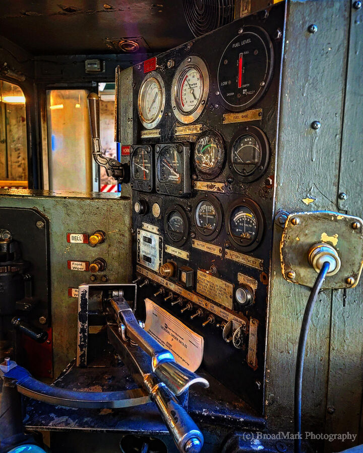 NYC Subway Engineers Booth by BroadMark Photography Wall Art