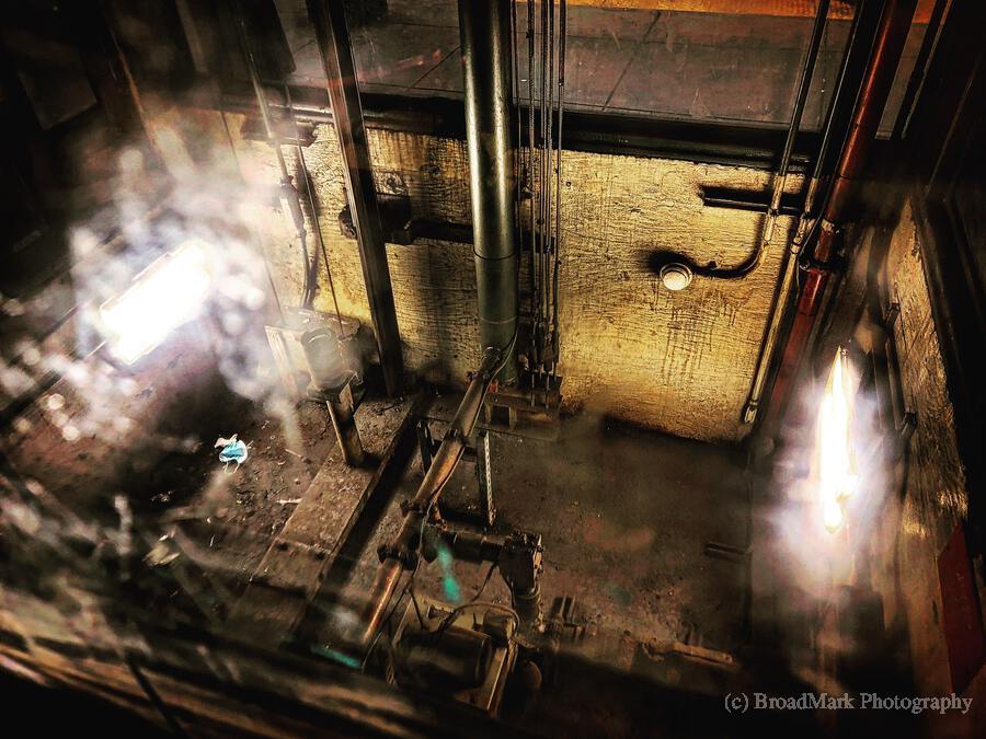 NYC Subway Train Pipes by BroadMark Photography Wall Art