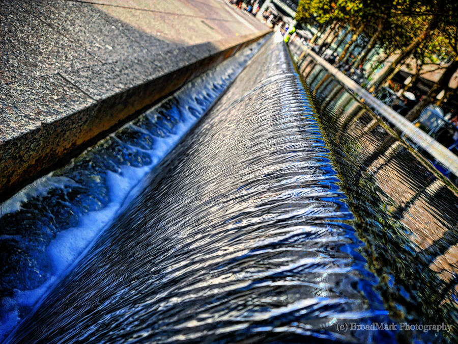 NYC Waterfall Monument by BroadMark Photography Wall Art