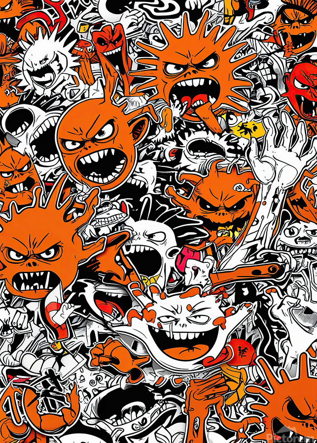 Monster Twisted by Dims Art Wall Art