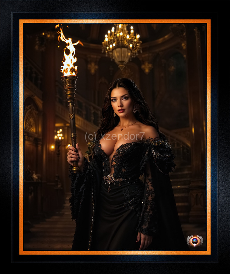 Portrait Of Trecia Viviana As The Torchbearer Of Zelfis Captivating AI Concept Art by Xzendor7 ...