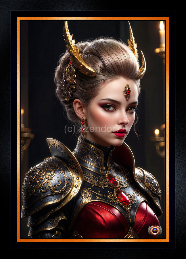The Noble Gaze Of The Regal Beauty Seraphiel Morian Gorgeous AI Concept ...