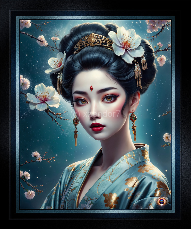 The Timeless Grace Of Airi Doi In Traditional Floral Attire Mesmerizing ...