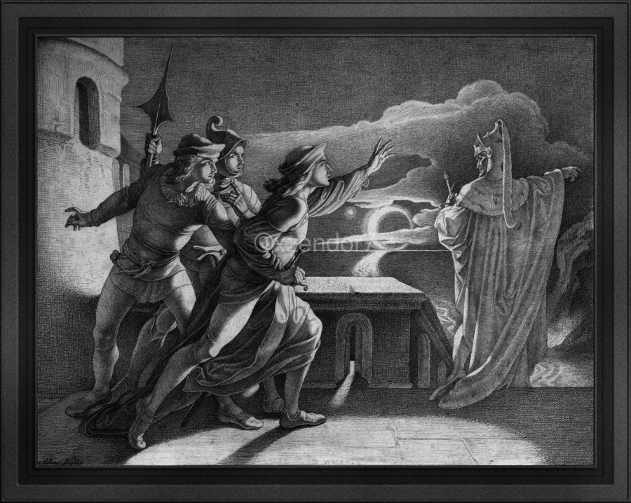 hamlet ghost drawing