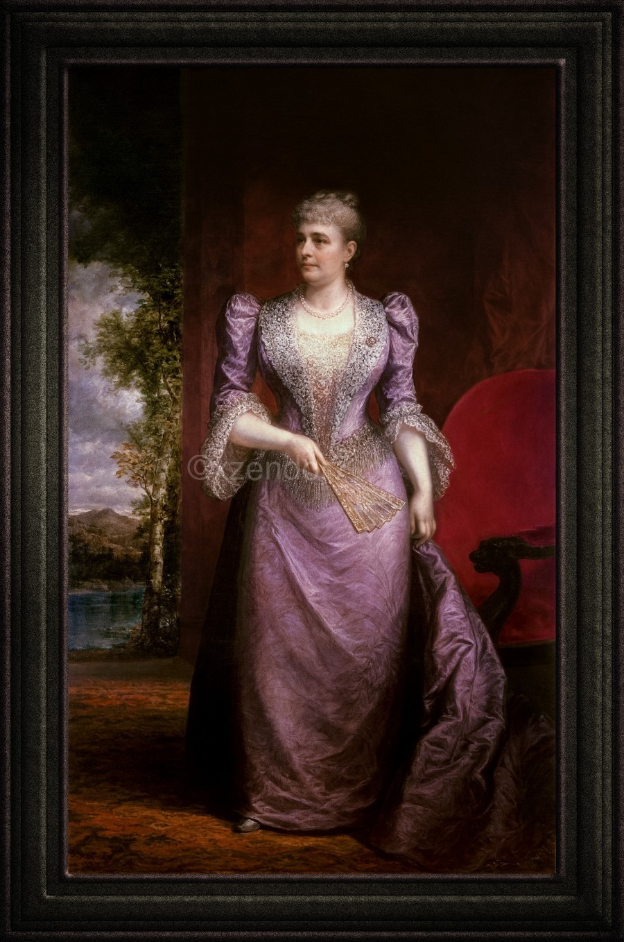 Portrait of Caroline Scott Harrison by Daniel Huntington Fine Art Old ...
