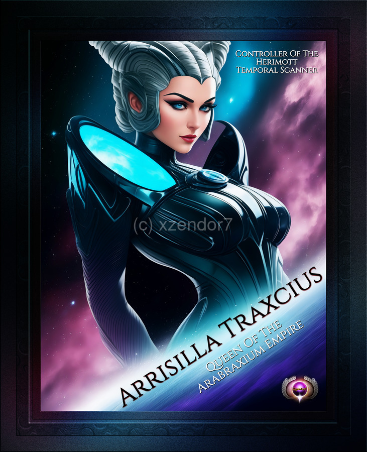 The Temporal Star Queen Arrisilla Traxcius Captivating AI Concept Art ...