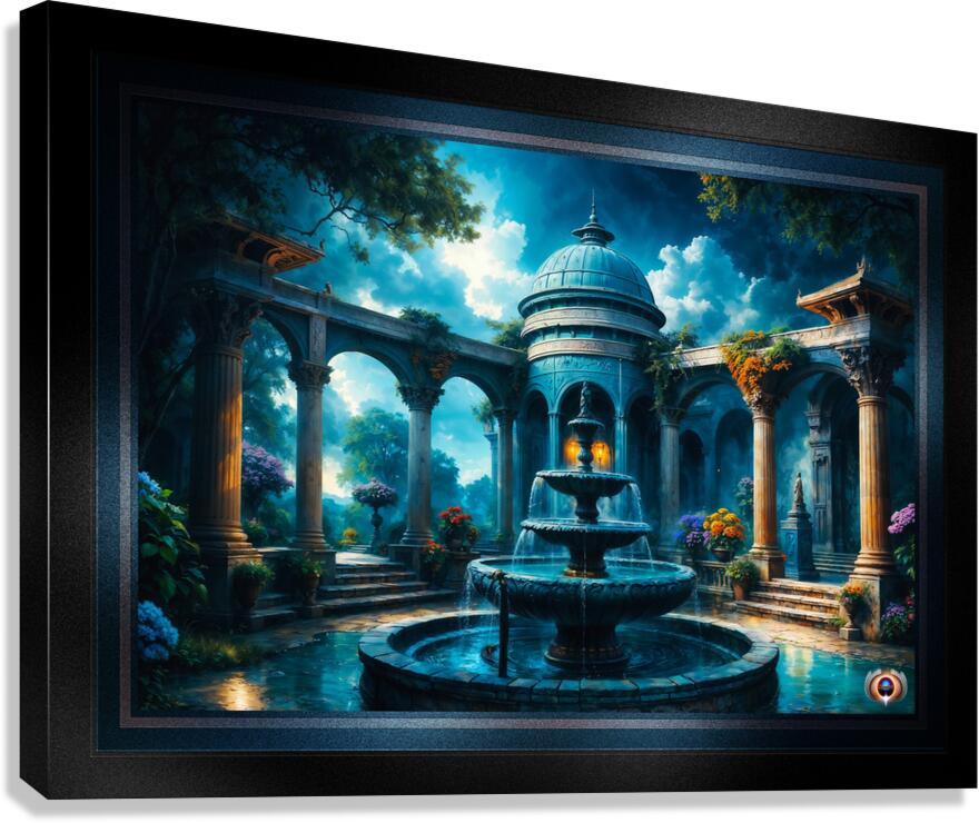 A Majestic Fountain In The Timeless Sanctuary Of The Keplus Garden ...