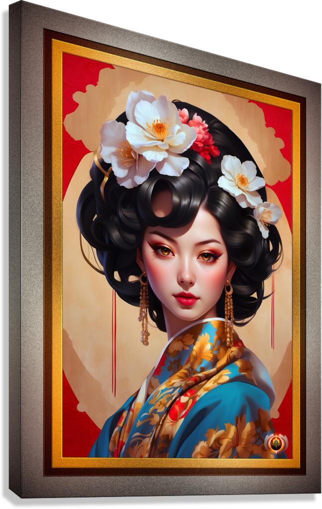 A Portrait Of Asian Elegance Gorgeous AI Concept Art by Xzendor7 by ...