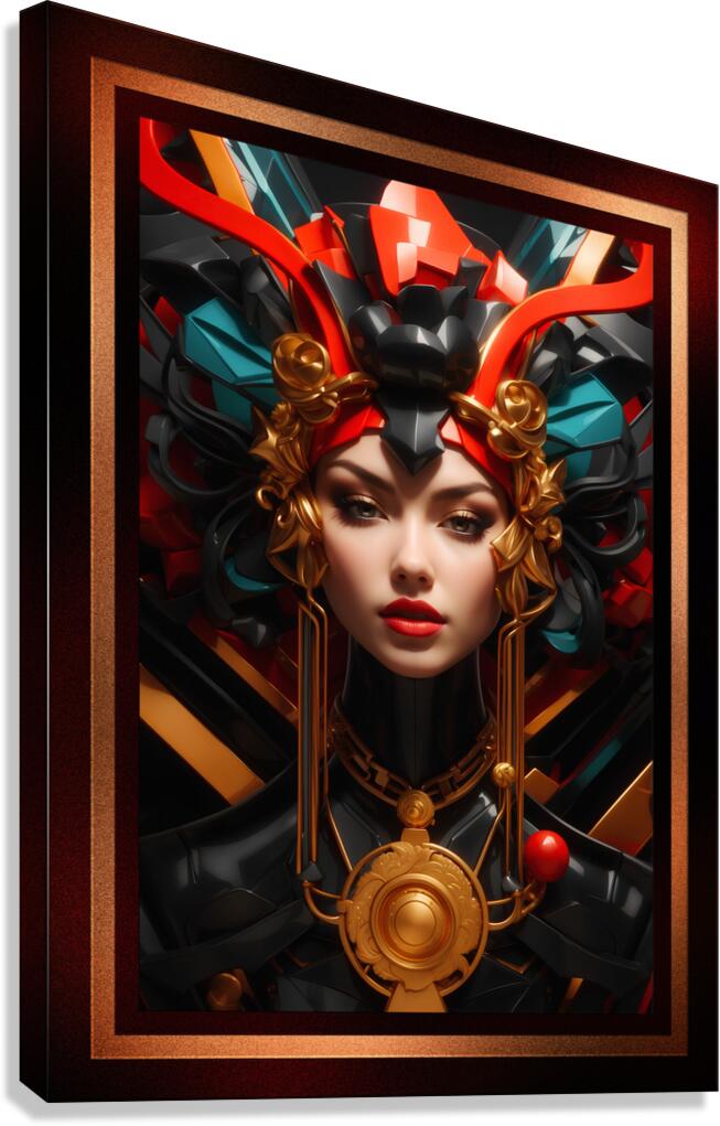 Glamour Of The Empress Pop Surrealism Stunning AI Concept Art Portrait ...