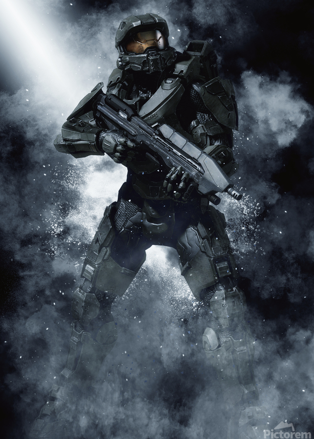 Master Chief 6 by Masahiro Art Wall Art