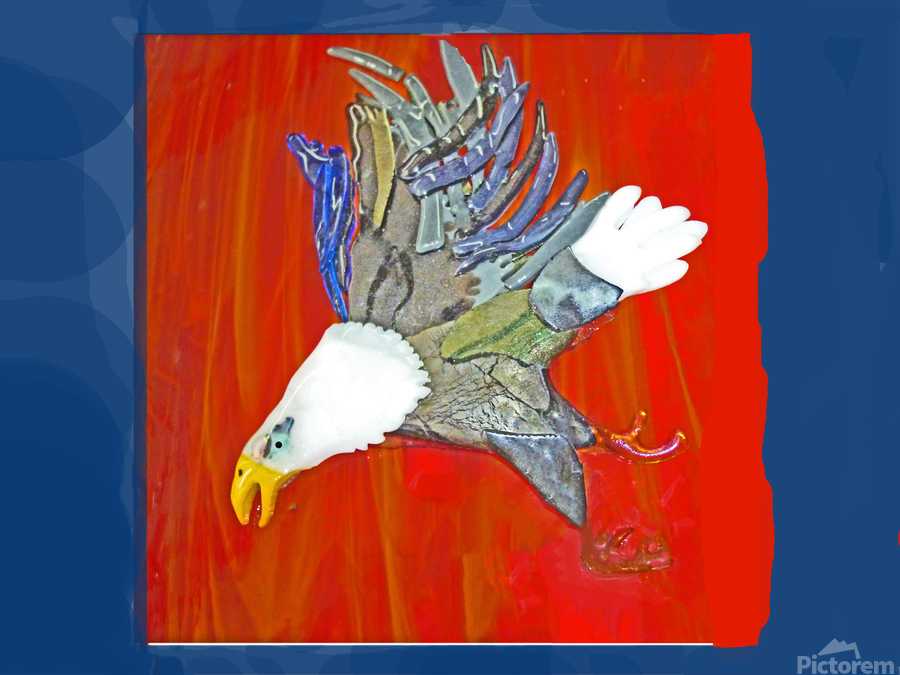 eagle by Cat Christensen Wall Art