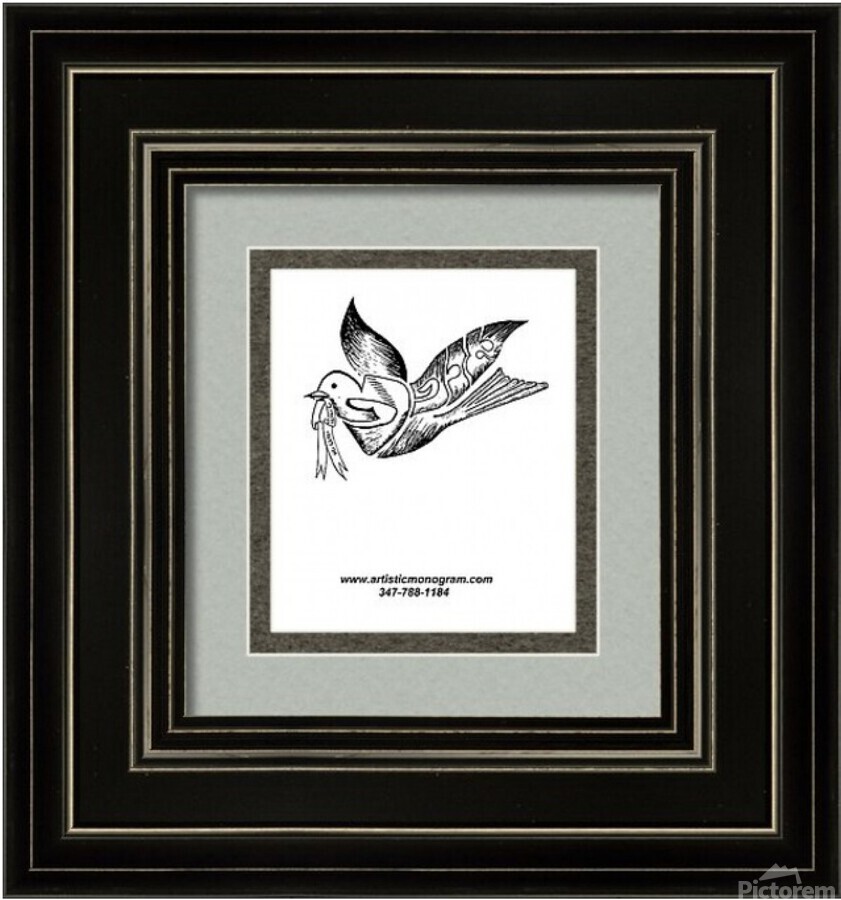 art dove frame by pinchos tewel Wall Art