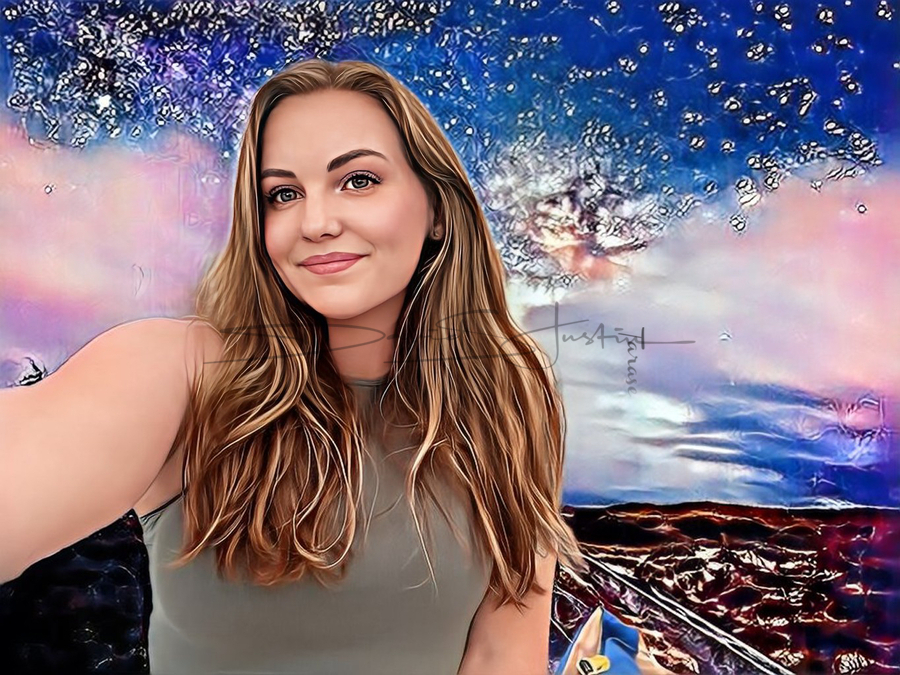 Shelby by cosmos by David S Justin Wall Art