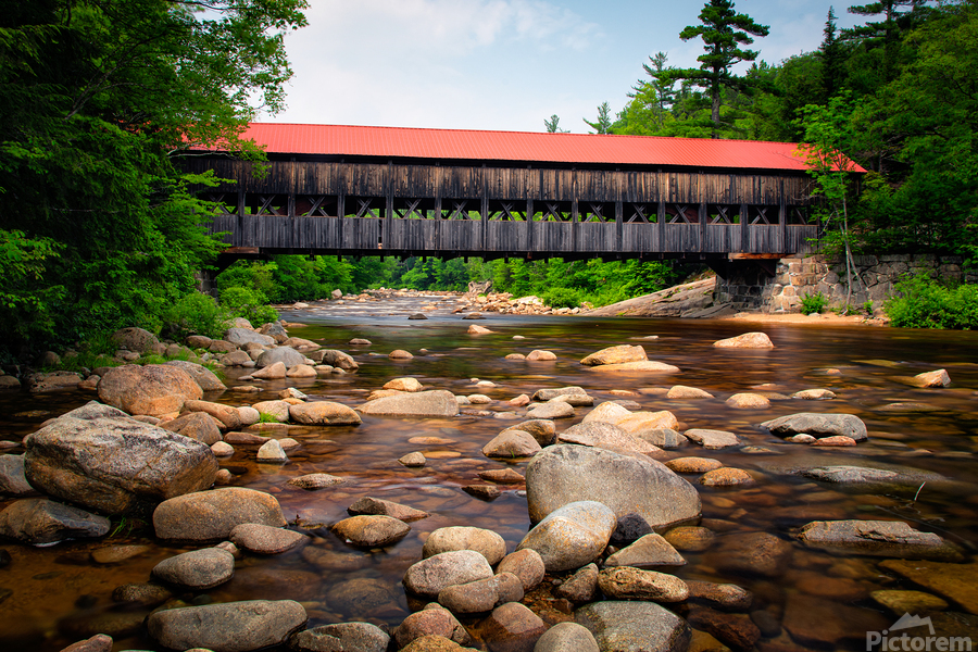 Albany Covered Bridge by Andy Crawford Wall Art