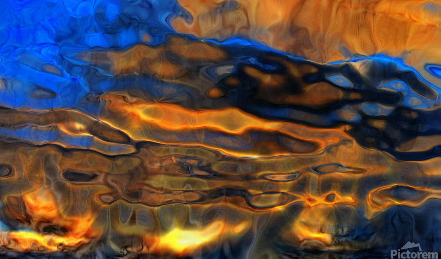 Liquid Sunset by Robert Stretch Wall Art