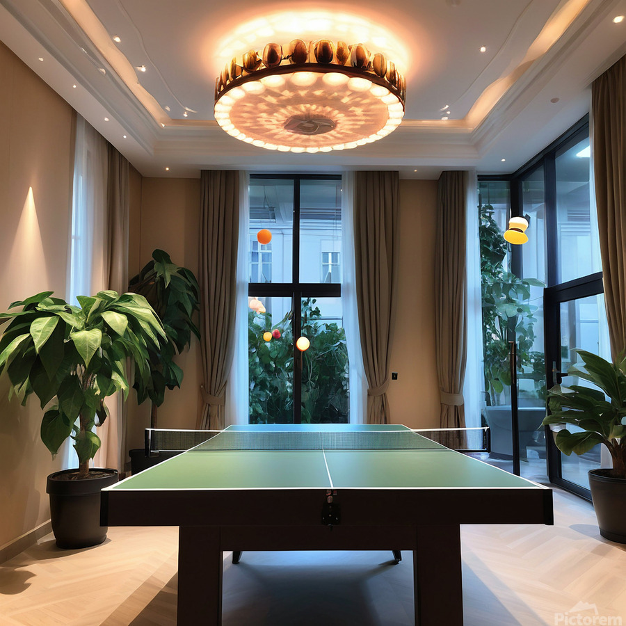 table tennis bu by chissy Wall Art