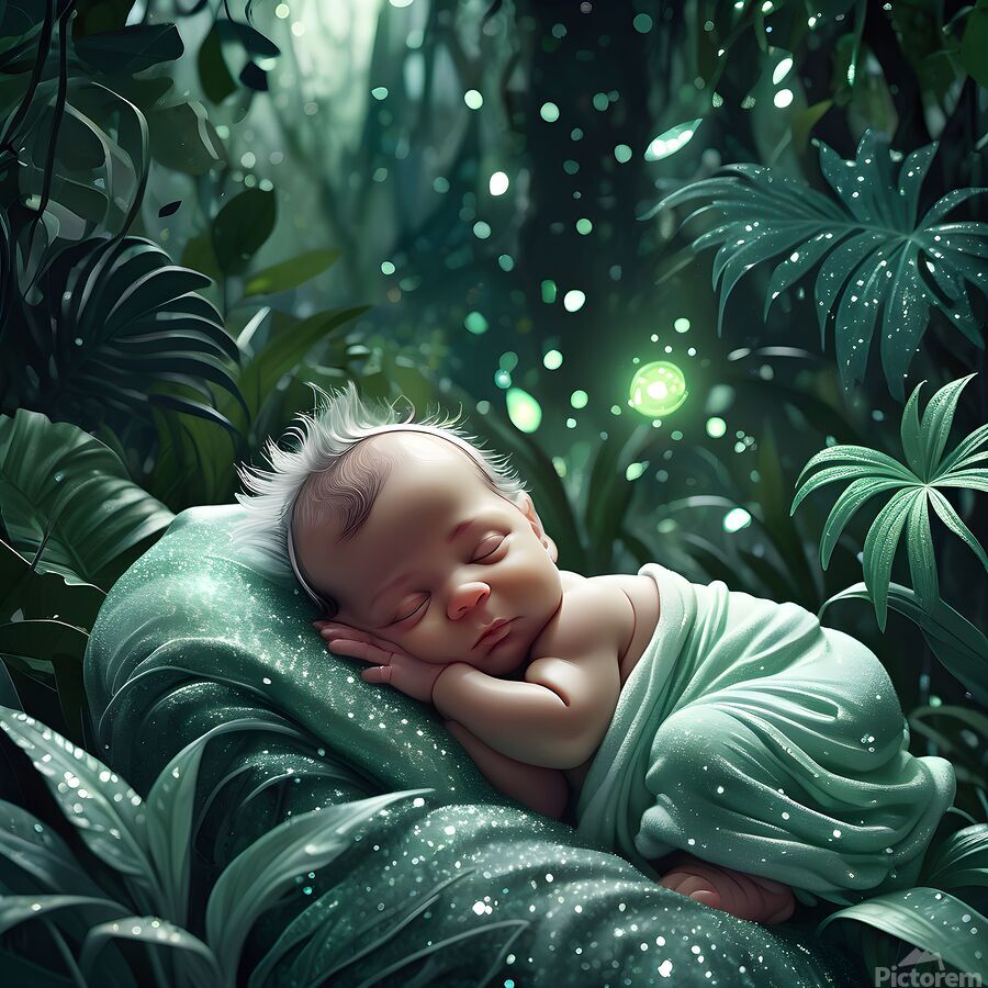 Acutebaby by chissy Wall Art