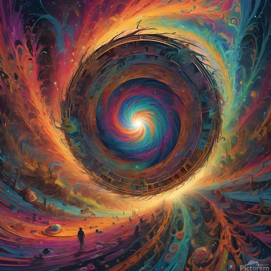vortex by chissy Wall Art