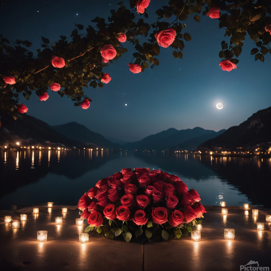 a night full by chissy Wall Art