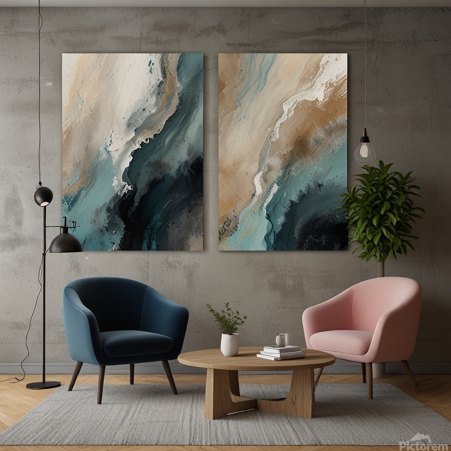 Calm Structures by SmidaCreativeWalls Wall Art