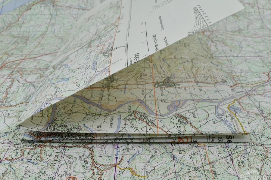 map navigation orientation drawing geography by Shamudy Wall Art