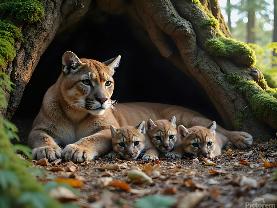 Hidden Den Sanctuary by DjBoles Wall Art