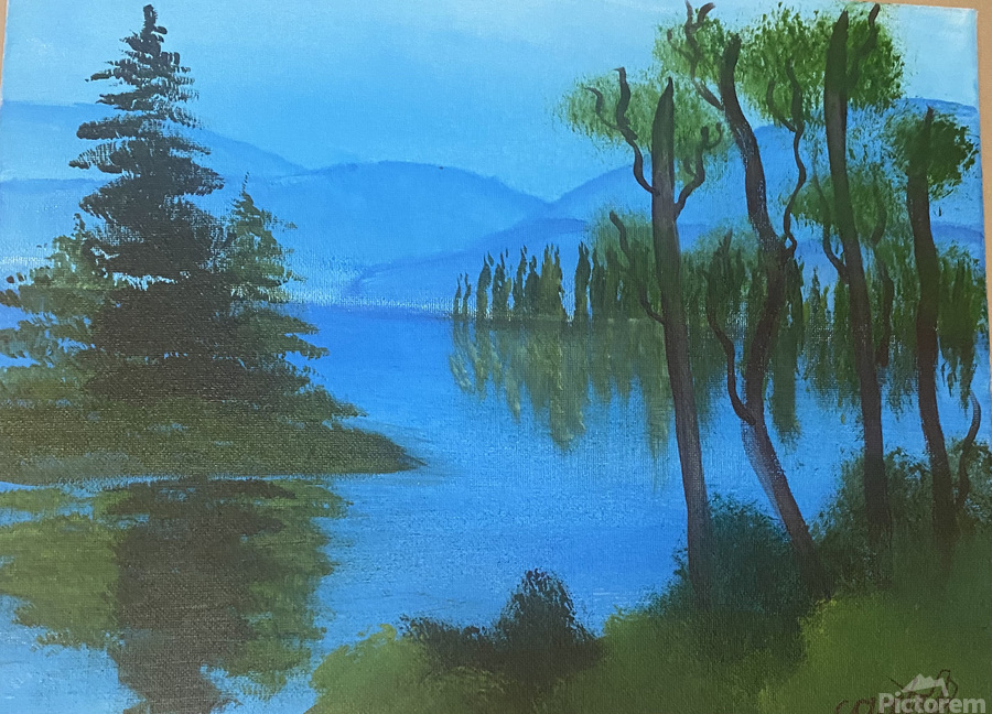 Hidden Lake by Art C Wall Art