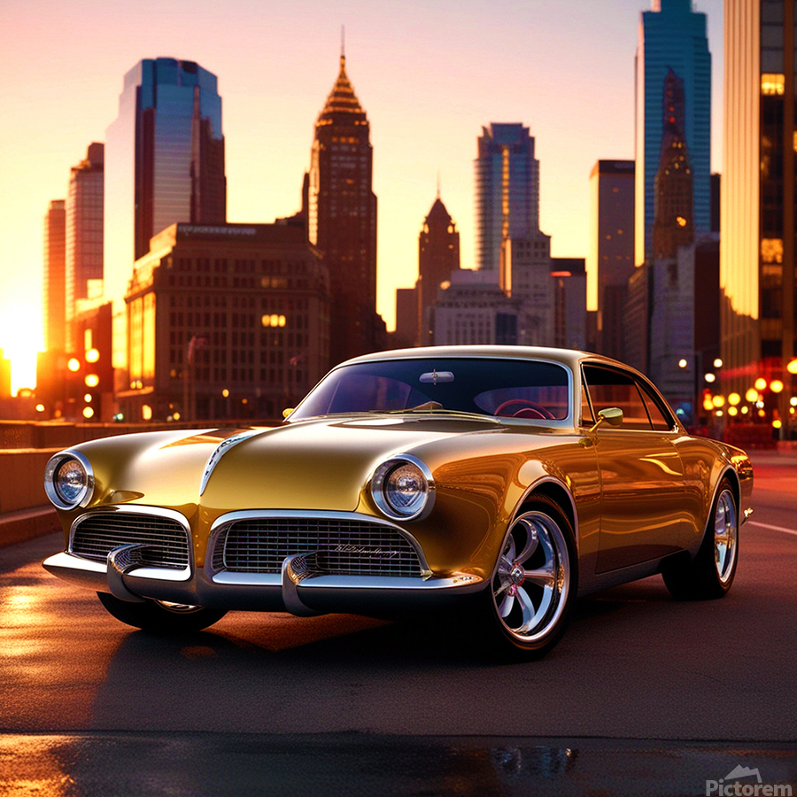Concept Studebaker Commander Coupe by MB Cre@tive Wall Art
