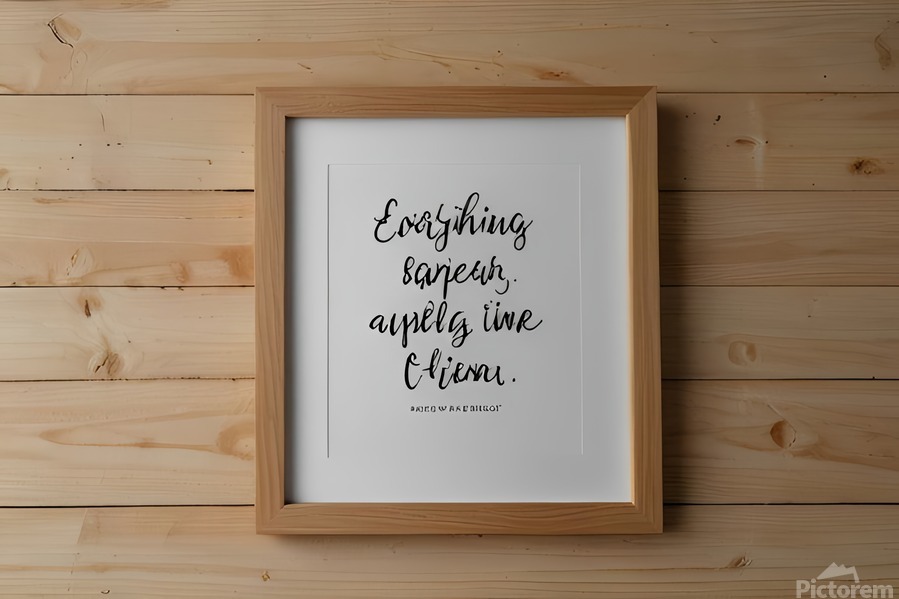 Timeless Black & White Motivational Poster – Uplift Any Room by Wall ...