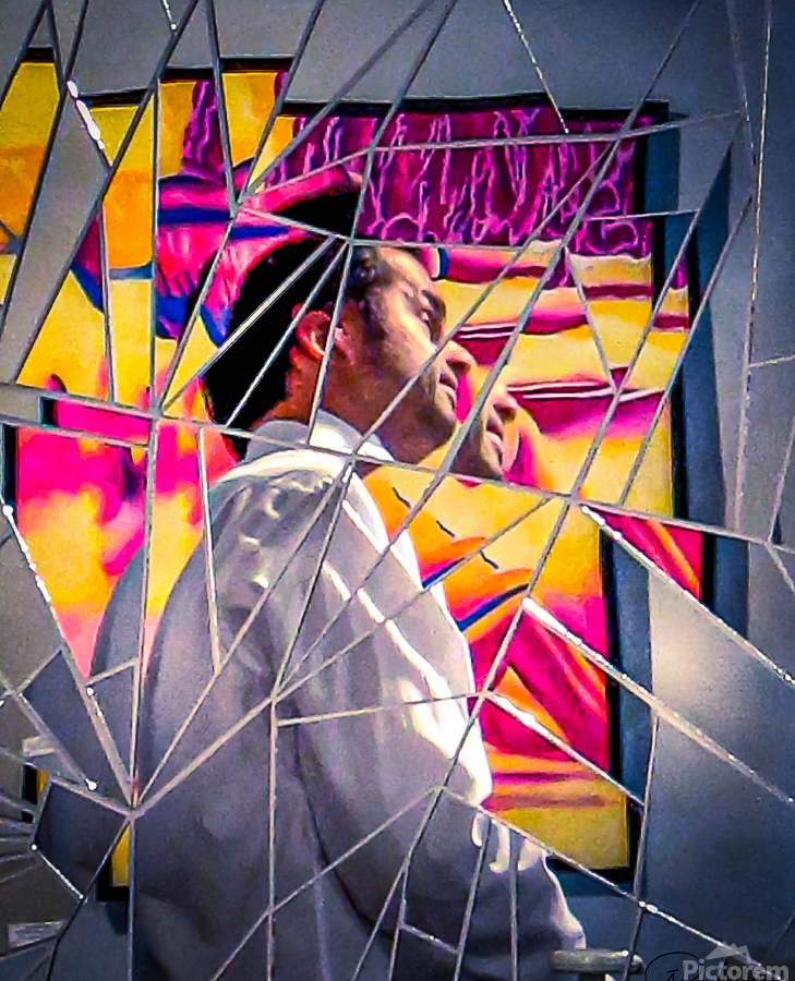 Cracked Actor by G R Austin Wall Art