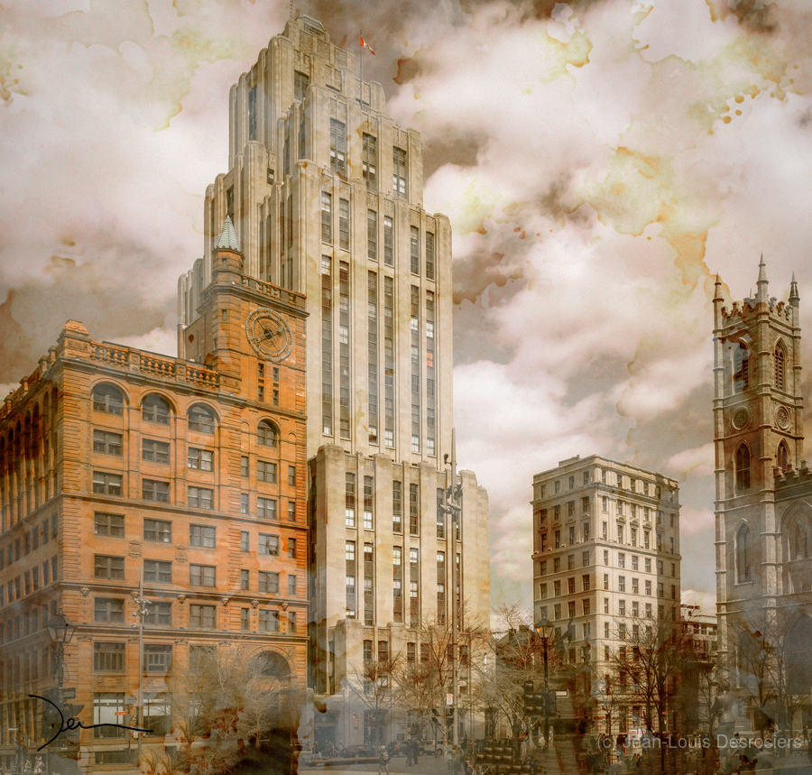 Edifice Aldred Montreal by Jean-Louis Desrosiers Wall Art