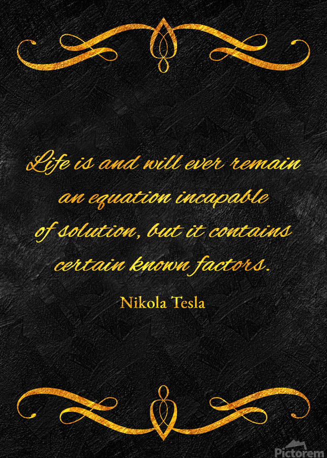 equation of life by ABConcepts Wall Art