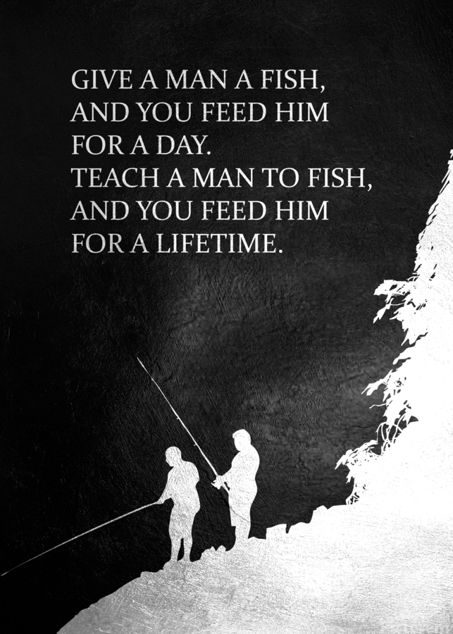 Chinese Proverb Catch Fish