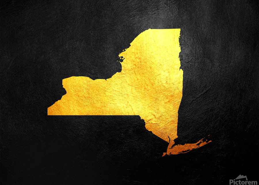 new york gold by ABConcepts Wall Art