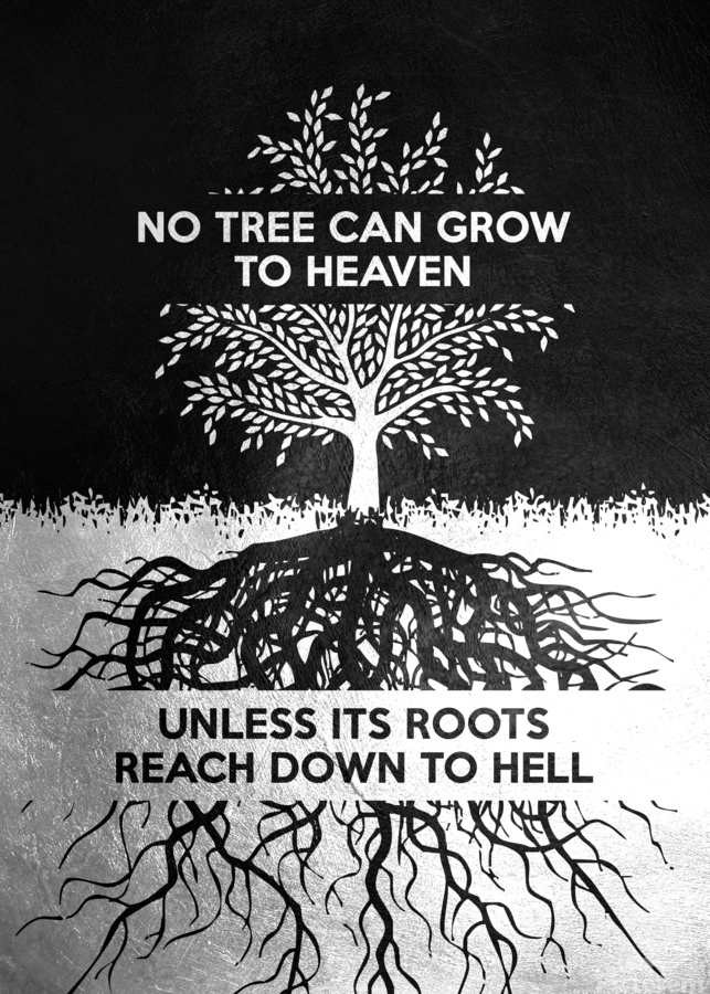 Carl Jung Psychology Tree Motivational Wall Art by ABConcepts Wall Art