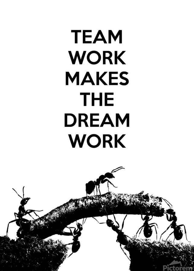 teamwork makes the dream work white par ABConcepts