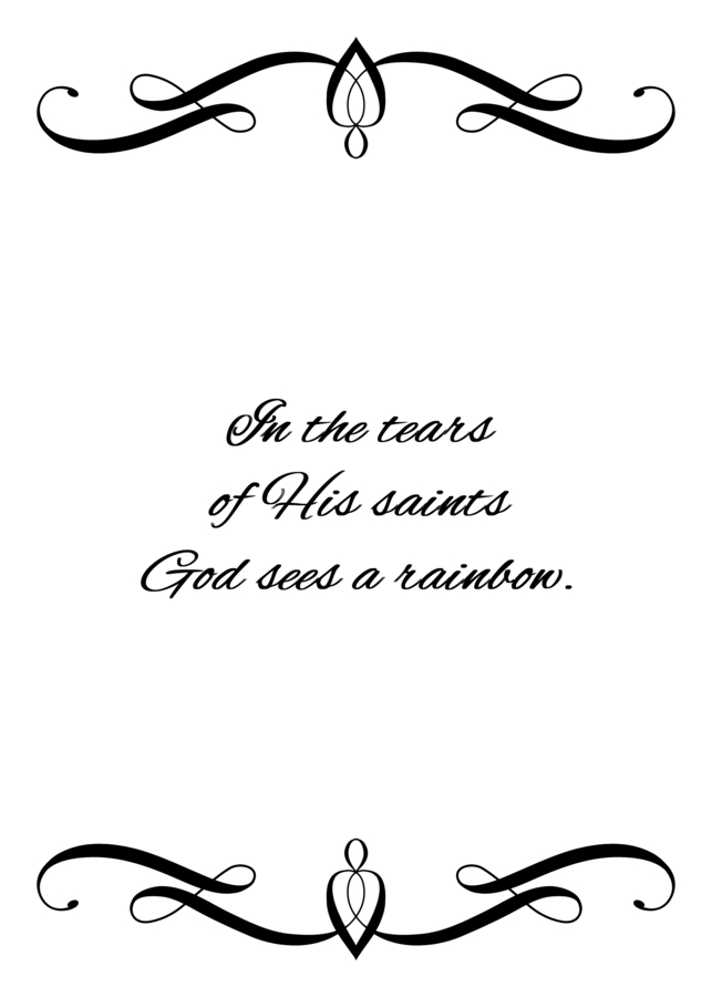 tears and rainbow by ABConcepts Wall Art