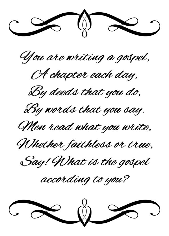 writing a gospel by ABConcepts Wall Art