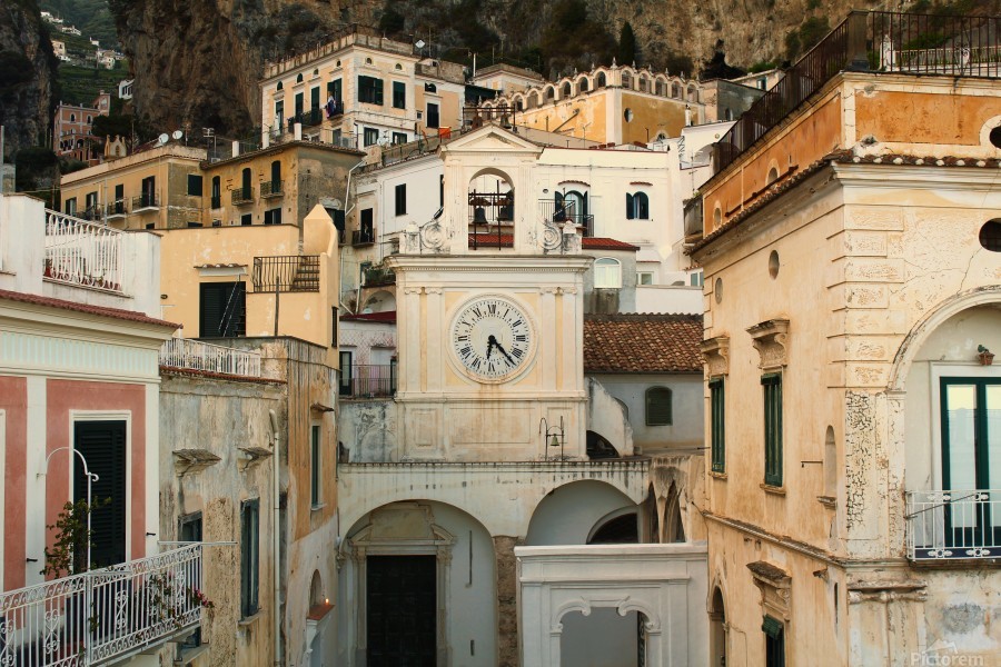 Church Clock - Italy by Bentivoglio Photography Wall Art