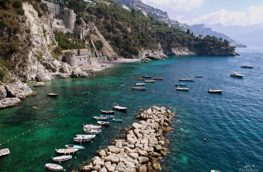Amalfi Coast - Conca dei Marini Beach - Italy by Bentivoglio ...