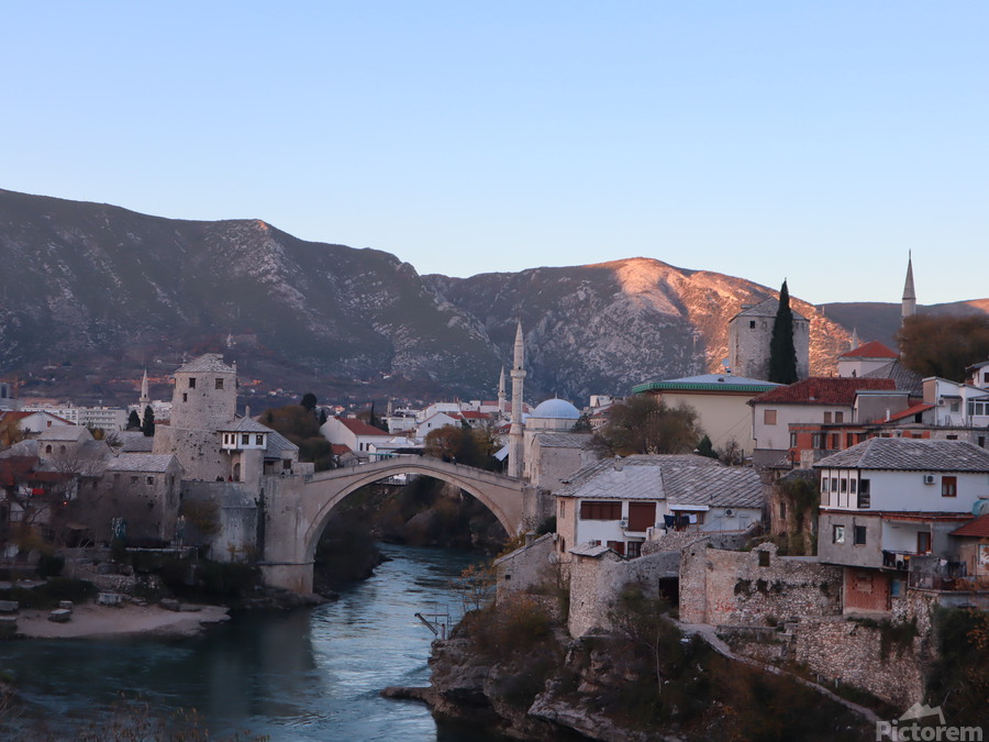 Mostar Bridge by M Toussaint Wall Art